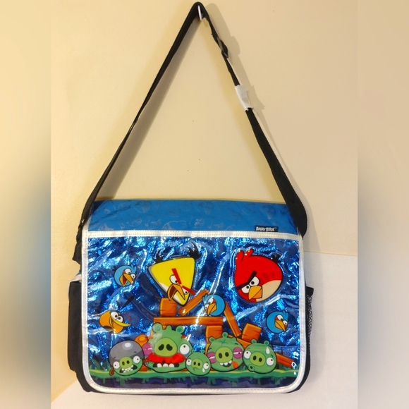 angry birds | Bags | Angry Birds Blue Messenger Bag | Poshmark